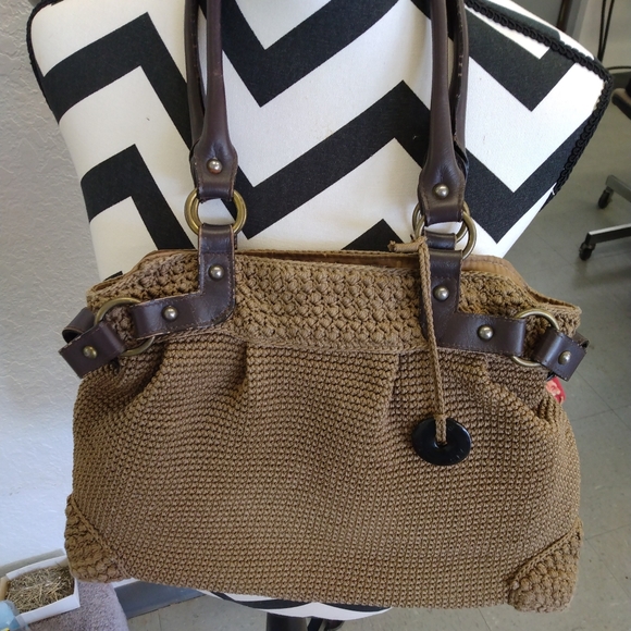 The Sak | Bags | The Sake Crochet Bag With Leather Straps | Poshmark